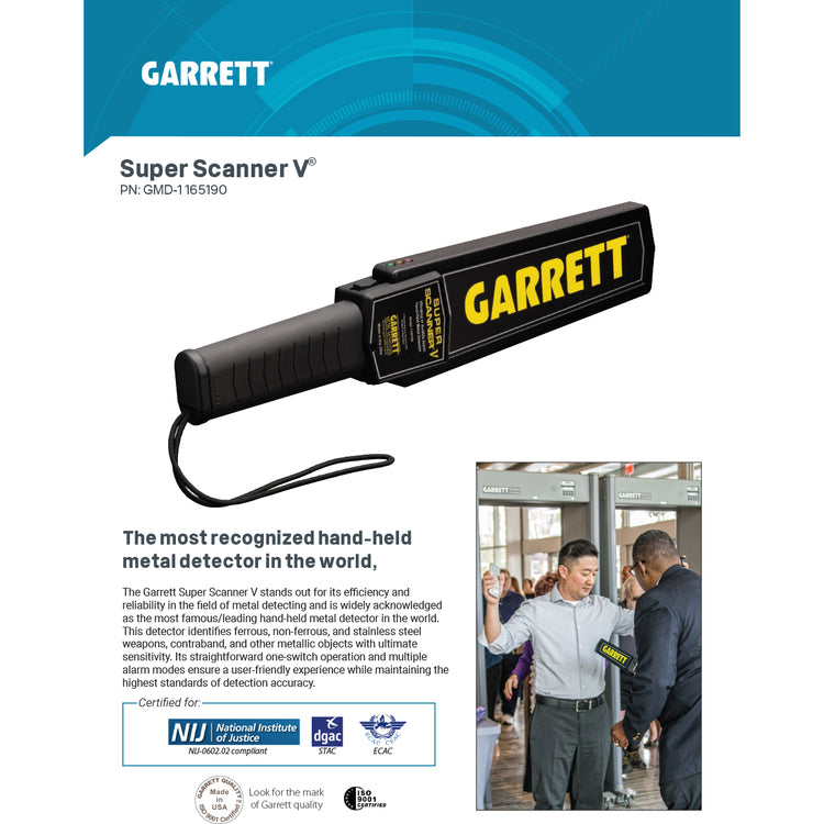 Super Scanner V – Garrett Security