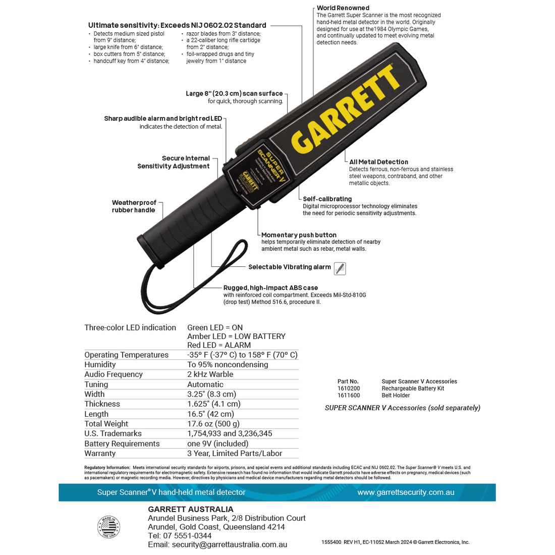 Super Scanner V – Garrett Security